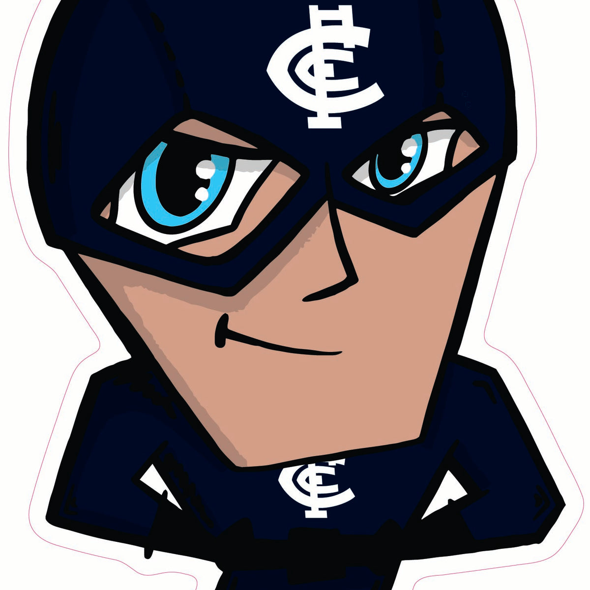 Carlton Blues Mascot Cut-out – Sports Heads