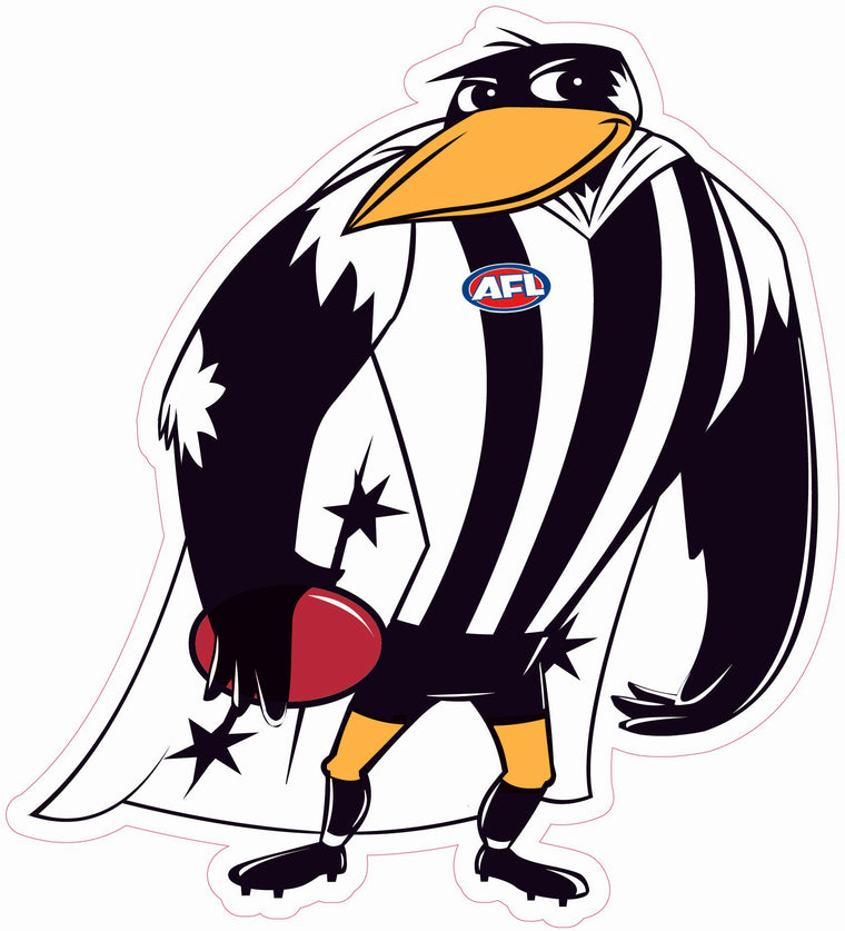 Collingwood Magpies Mascot Cut-out – Sports Heads