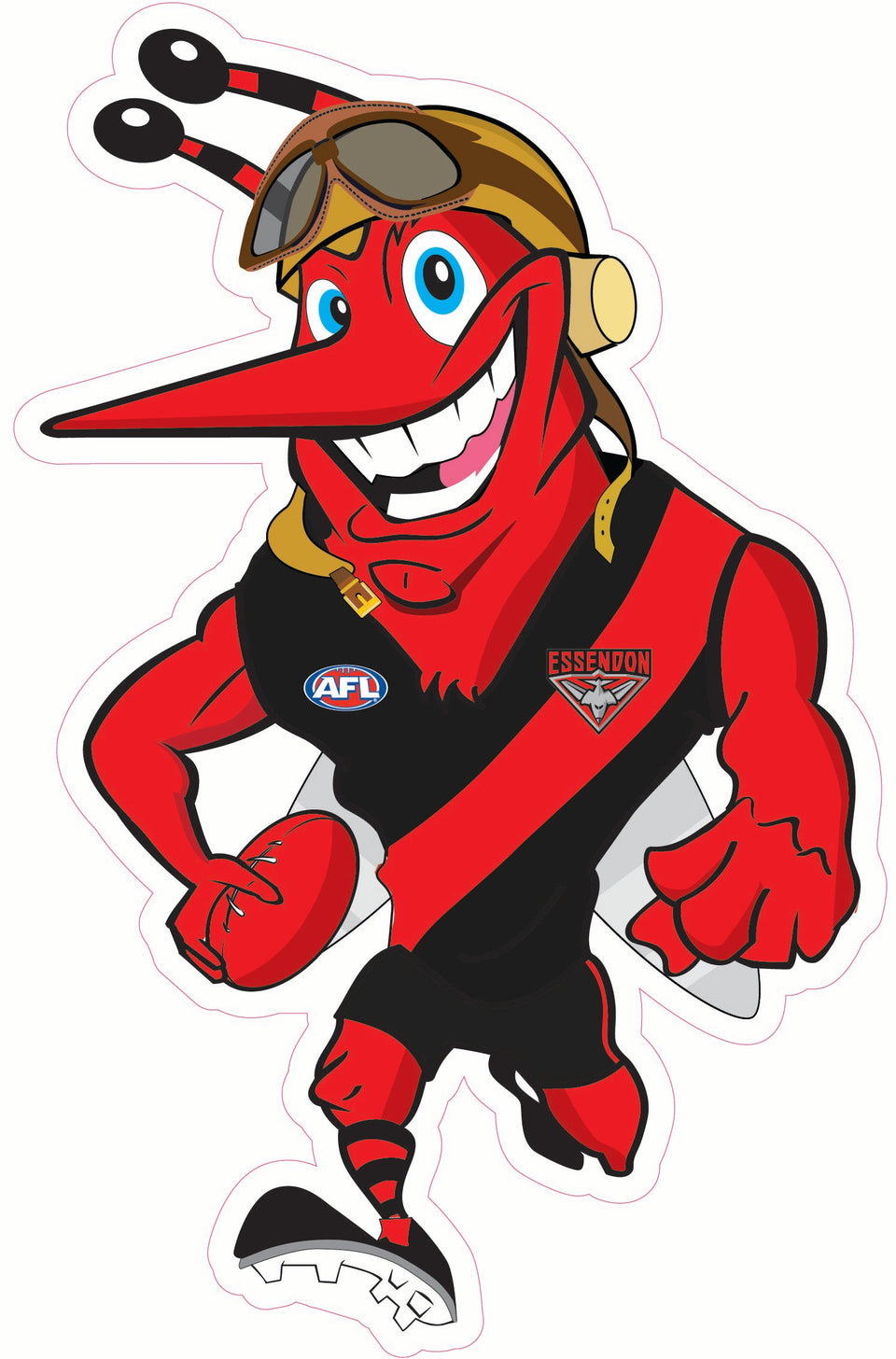 Essendon Bombers Mascot Cut-out – Sports Heads
