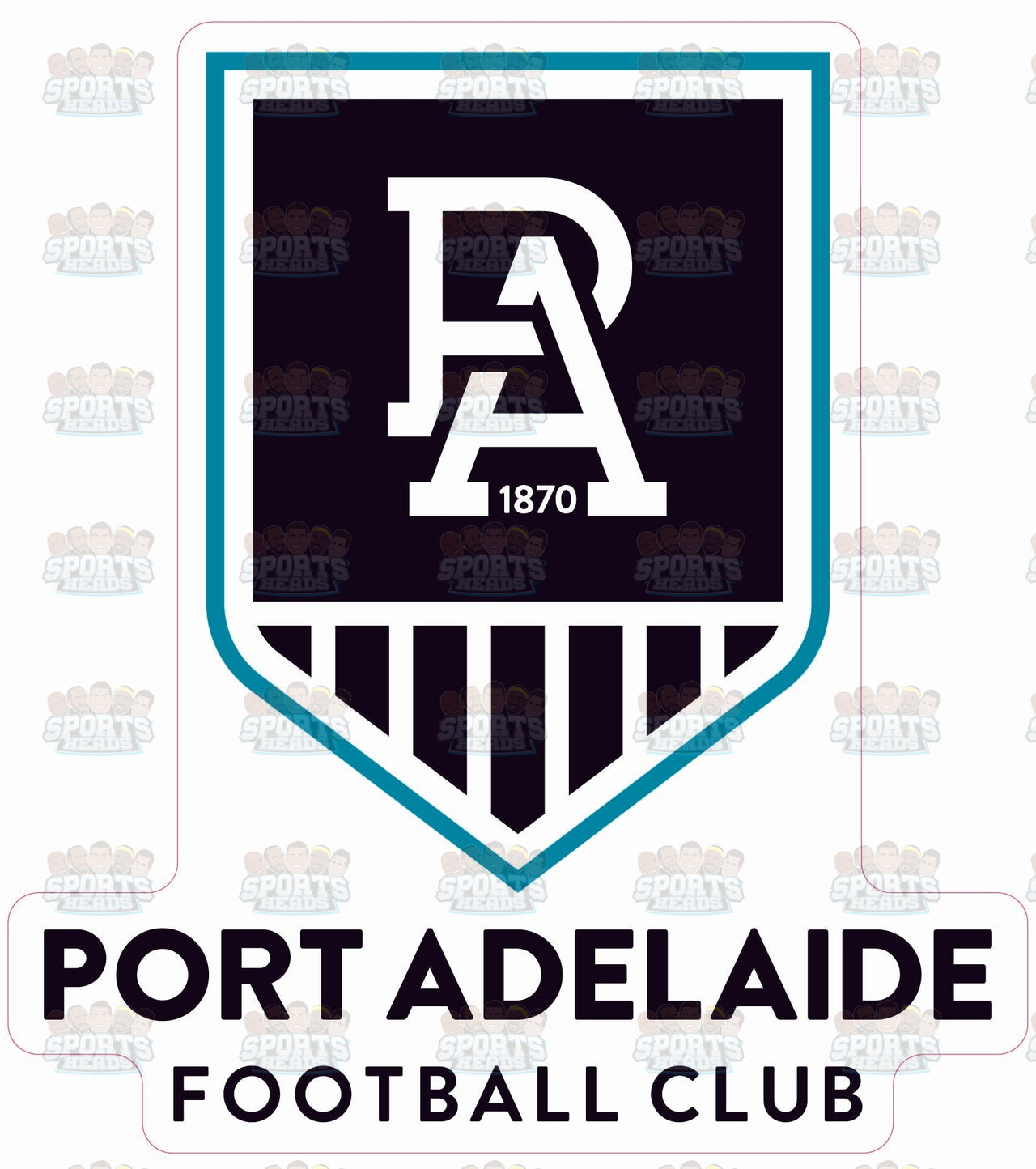 Port Adelaide Power Logo Cut-out – Sports Heads