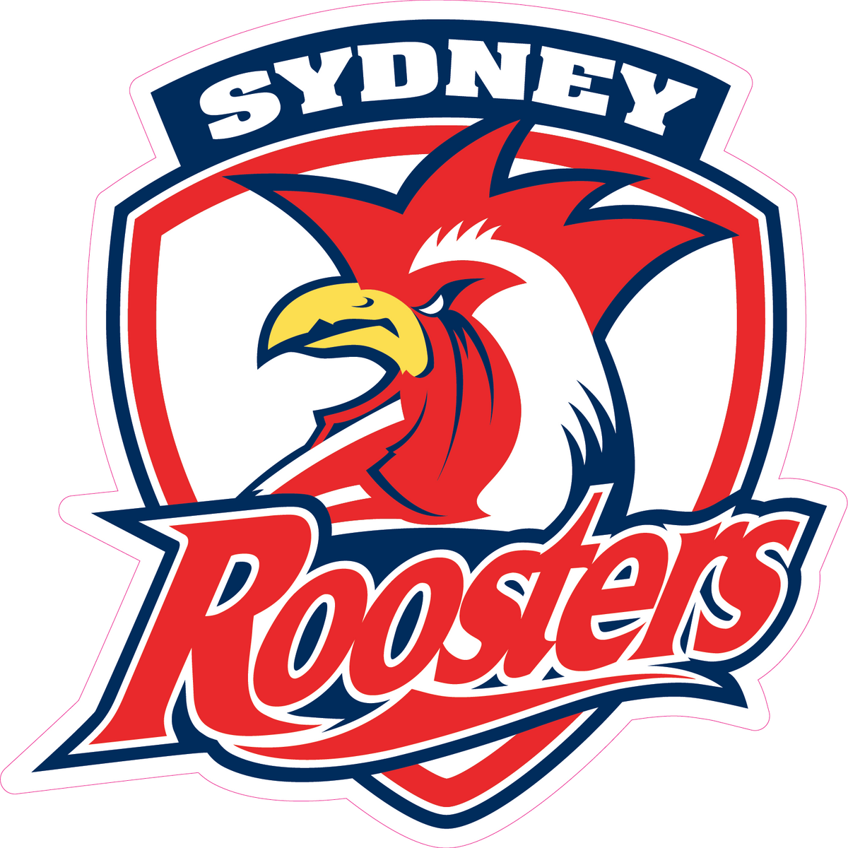 Sydney Roosters Logo Cut-out – Sports Heads