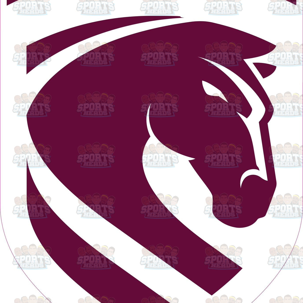 Brisbane Broncos Logo Cut-out – Sports Heads
