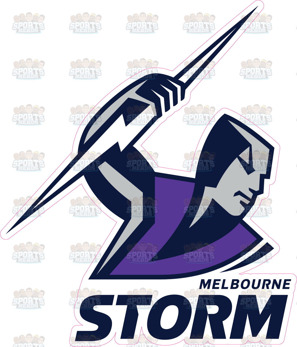 Melbourne Storm Logo Cut-out – Sports Heads